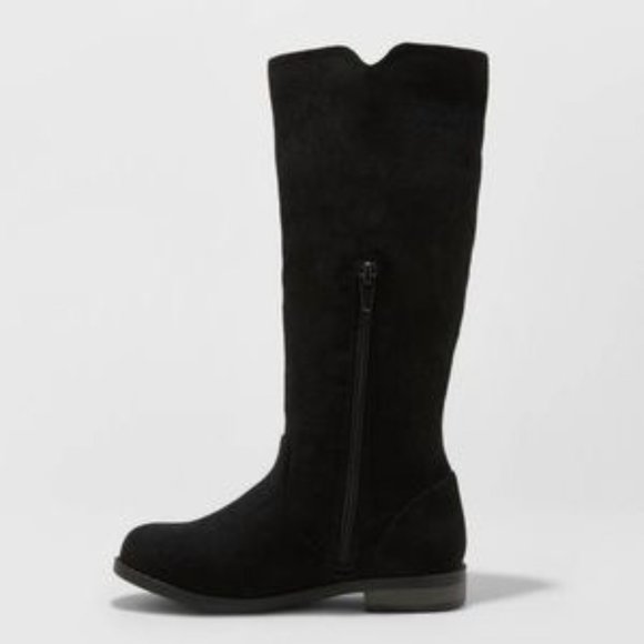 Cat & Jack | Shoes | Cat Jack Helena Black Suede Boots | Poshmark